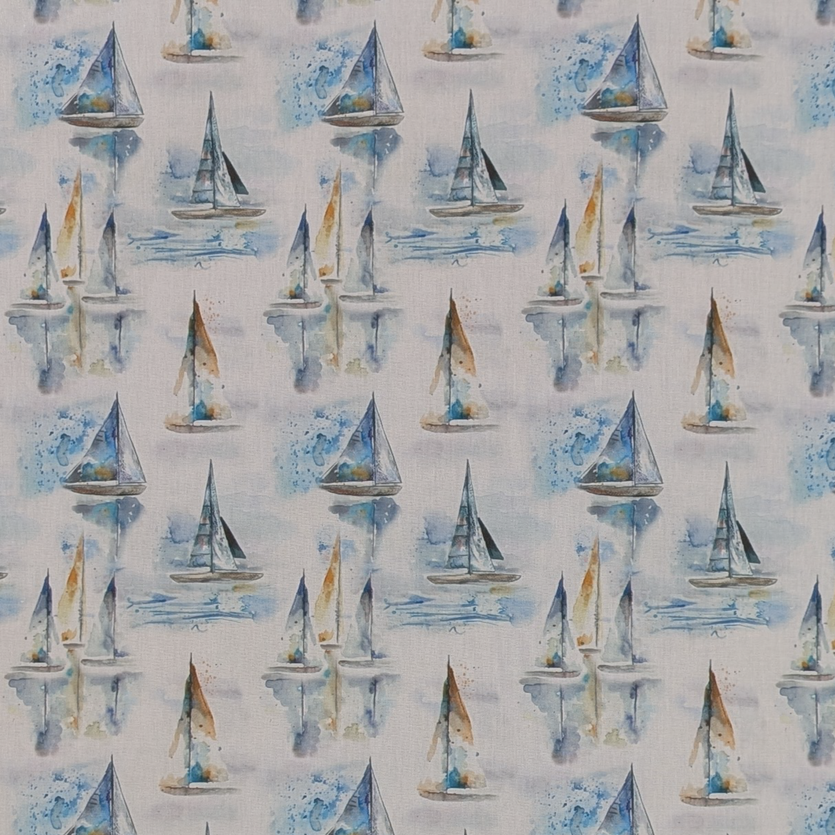 Voyage ‘Marine Sail’ Linen – Absolutely Fabrics